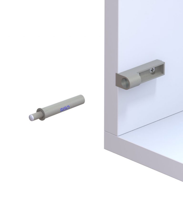 2 pieces softclose door damper with linear mounting plate. For ...