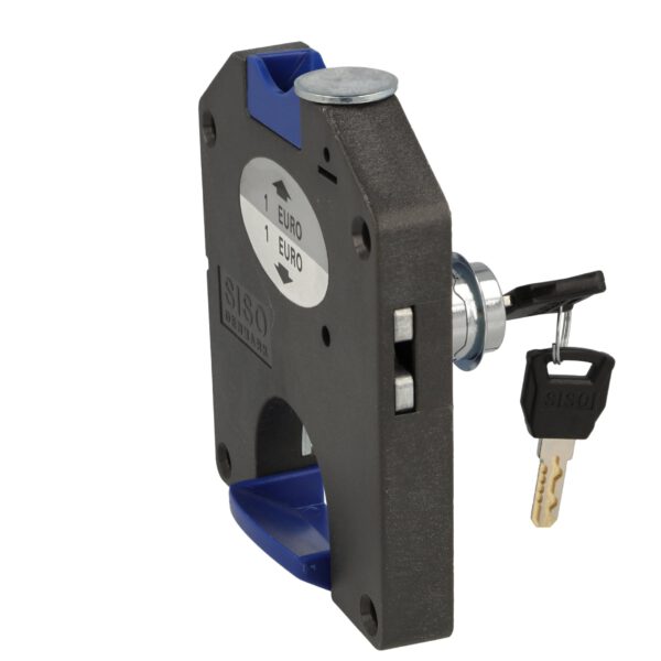 Deposit lock for 1 euro coins, locker lock left. Coin lock for lockers ...